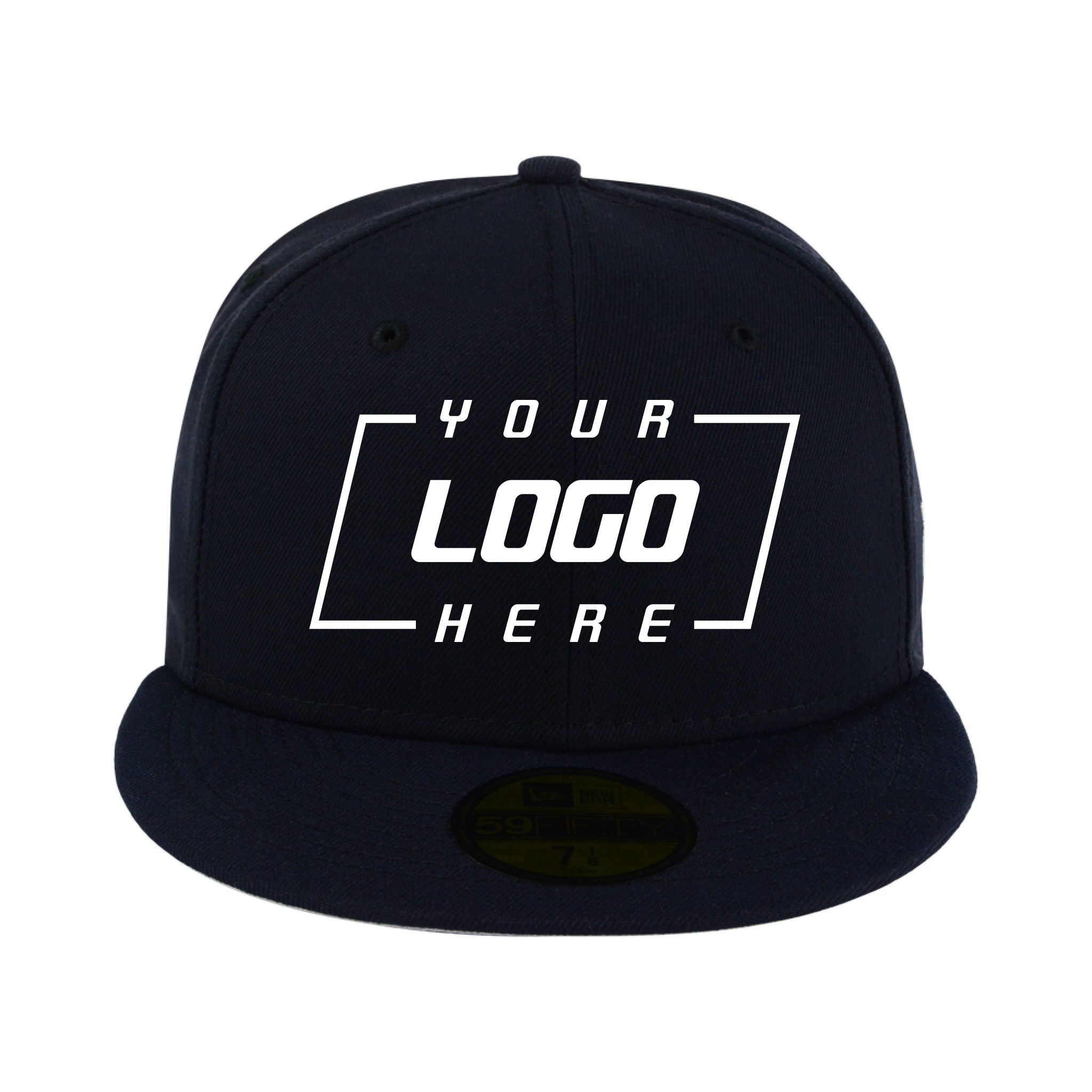 New Era Custom 59FIFTY - Navy – CustomLids.com