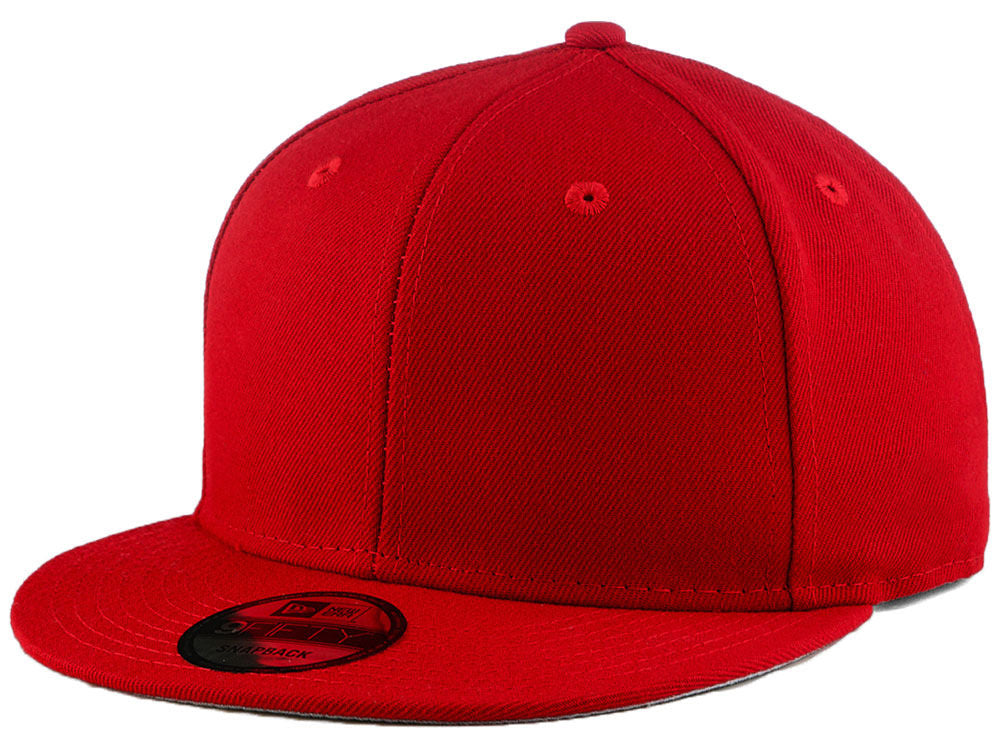 New Era Custom 9FIFTY - Red – CustomLids.com