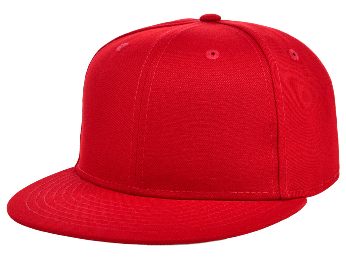 Crowns By Lids Full Court Fitted Cap - Red – CustomLids.com
